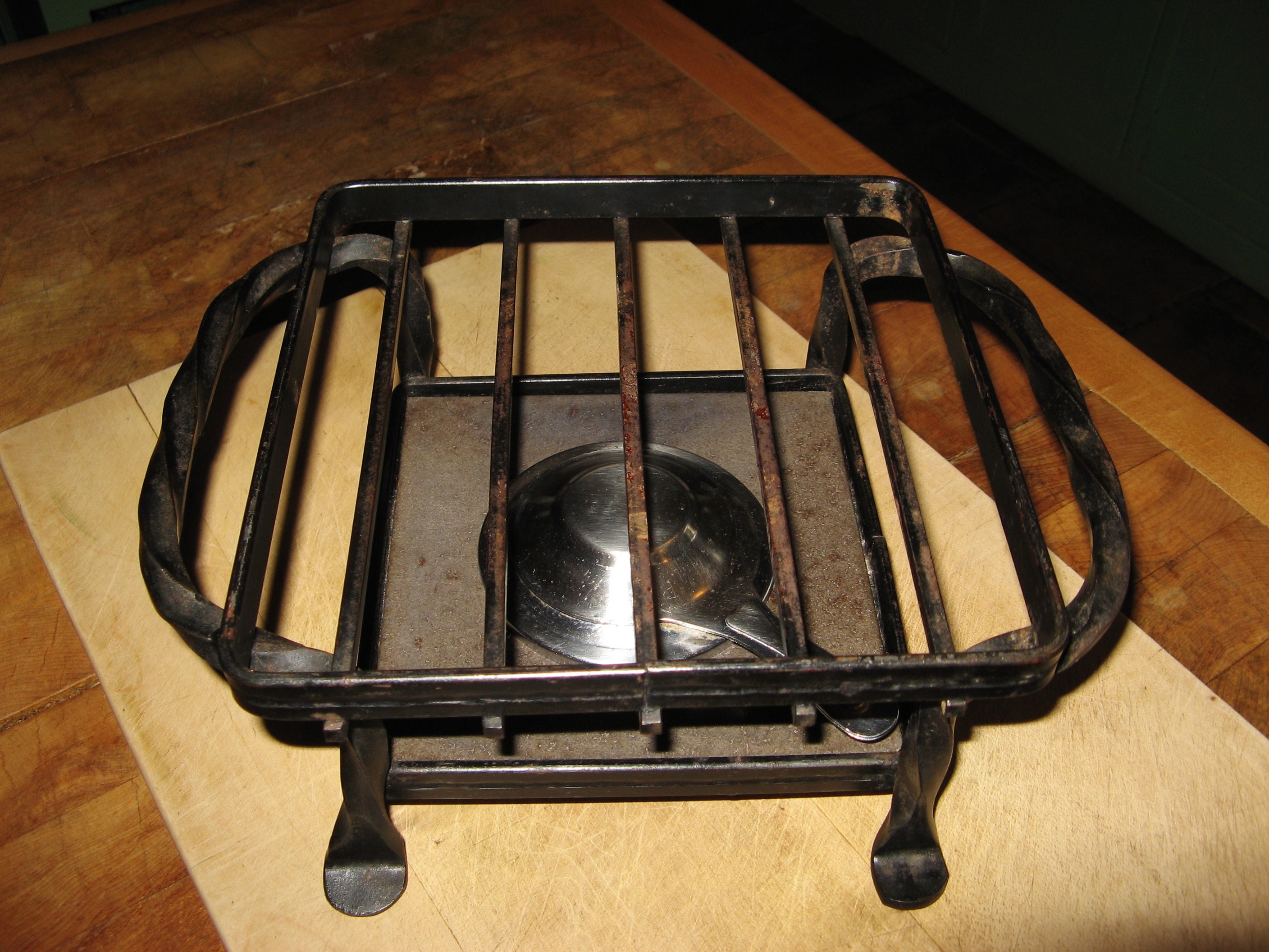 Vintage French Nomar/staub Floral Enameled Cast Iron Fondue | Etsy