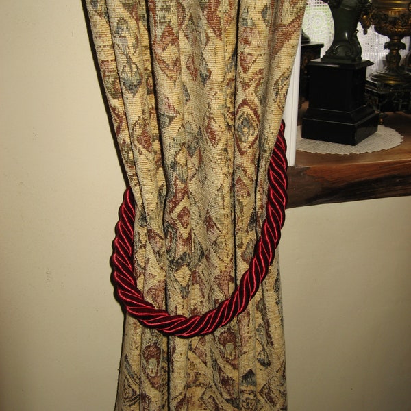 Rope Curtain Tie Backs - Etsy