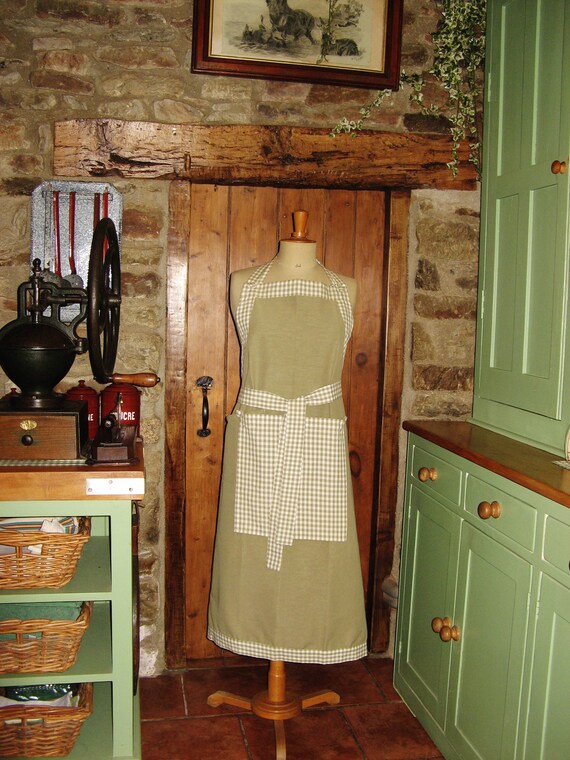 A Vintage French Large Wrap Around Chef's Apron LINUM - Etsy