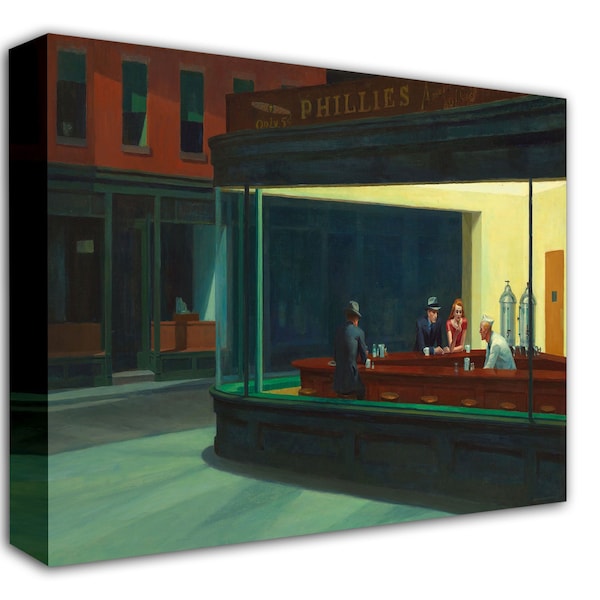 Edward Hopper the Nighthawks Poster - Etsy