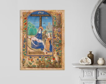 Illuminated Manuscript Reproduction: Resurrection in the Initial R, C ...