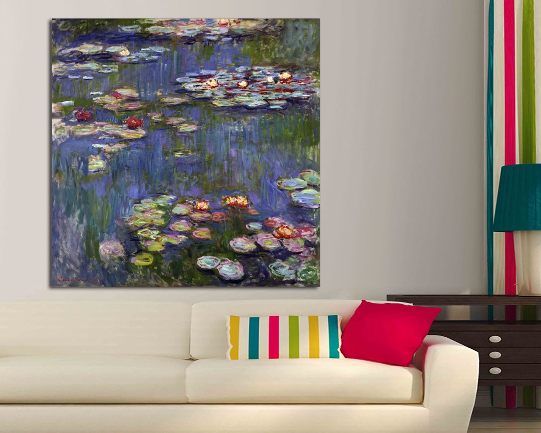 Claude Monet, Water Lilies, Impressionism, Waterlilies, Monet Canvas ...