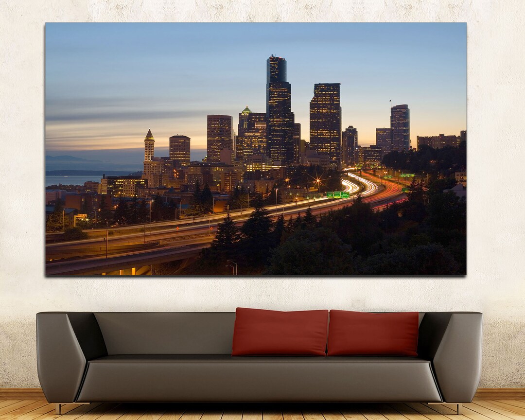 Seattle Kerry Park Skyline, Seattle Canvas Print, Canvas Art Print ...
