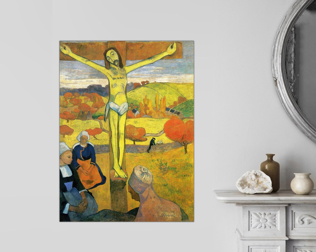 Jesus, Yellow Christ 1889 by Paul Gauguin Canvas Art Print Christian ...