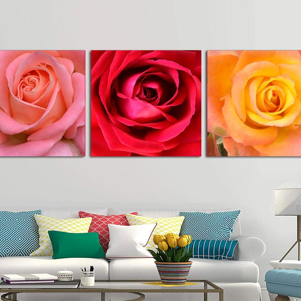 Rose Wall Art - Etsy