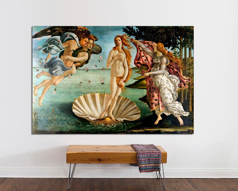 Botticelli Birth of Venus Canvas Print, Ready to Hang - Etsy