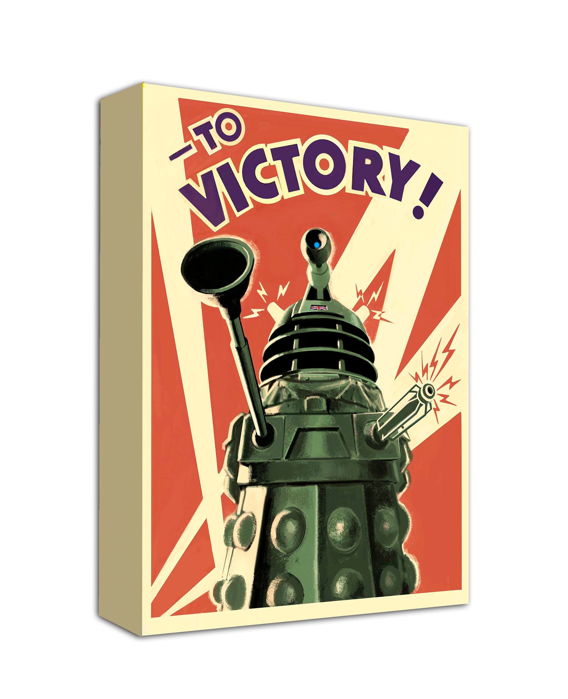 Dr Who Daleks Propaganda Canvas Poster, Vintage TV Art - Etsy