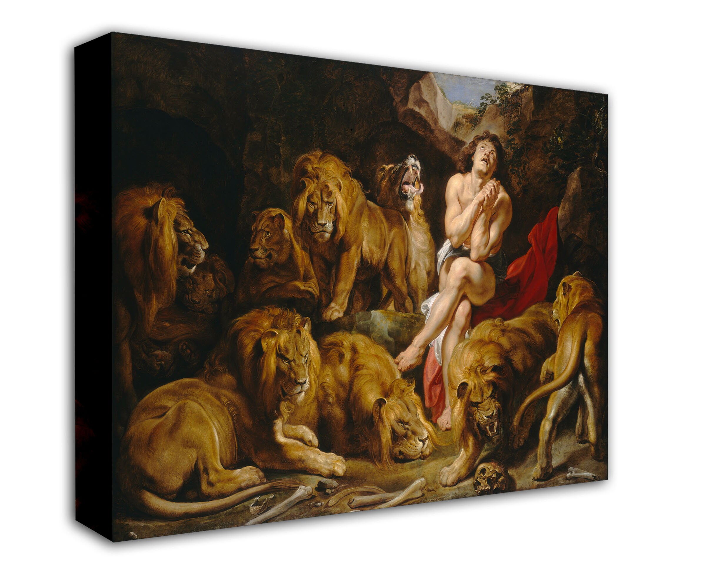 Rubens Daniel in the Lions Den Giclée Canvas Print, Ready to Hang - Etsy