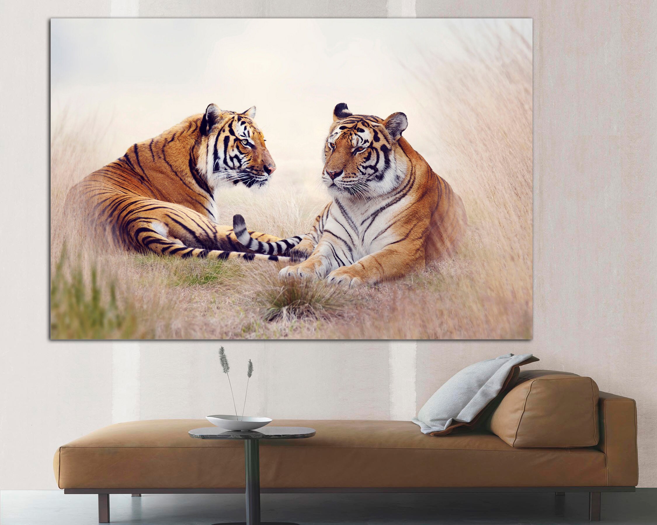 Resting Tigers Canvas Print, Tiger Wall Art, Ready to Hang - Etsy