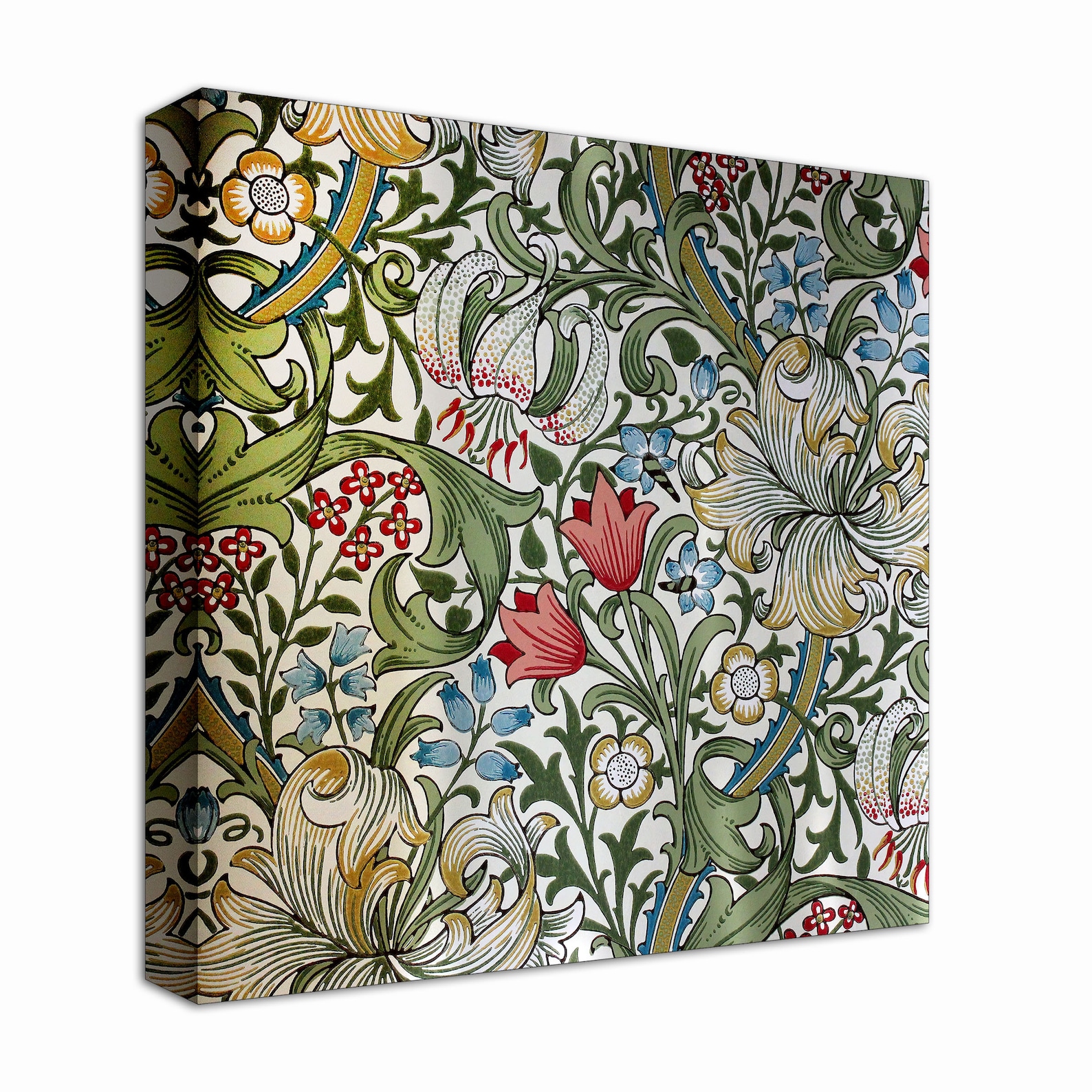 William Morris Honeysuckle Canvas Print, Vintage Floral Wall Art - Etsy
