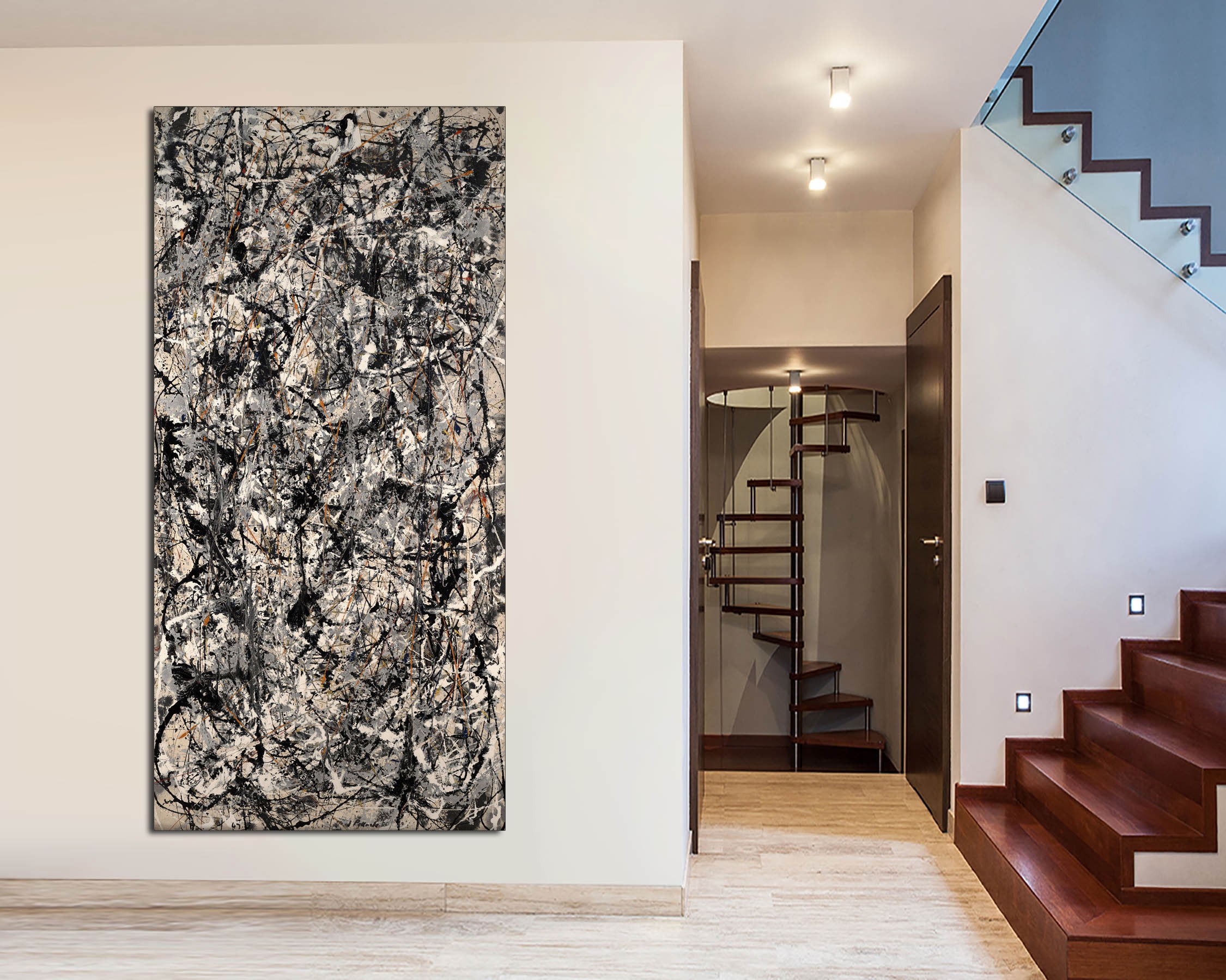 Convergence Abstract Expressionism Canvas Print by Jackson - Etsy