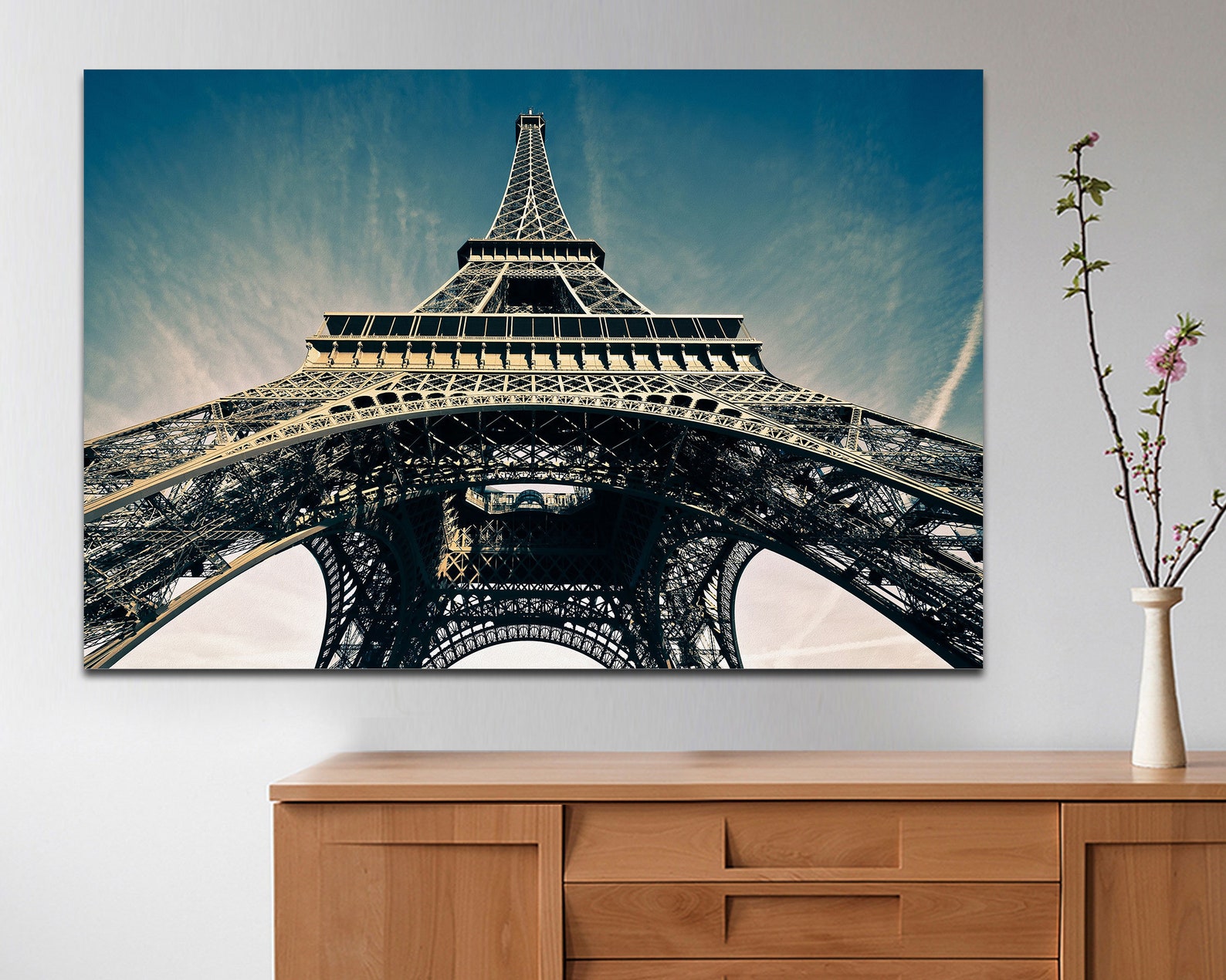 Eiffel Tower Eiffel Tower Canvas Print Eiffel Tower wall art | Etsy