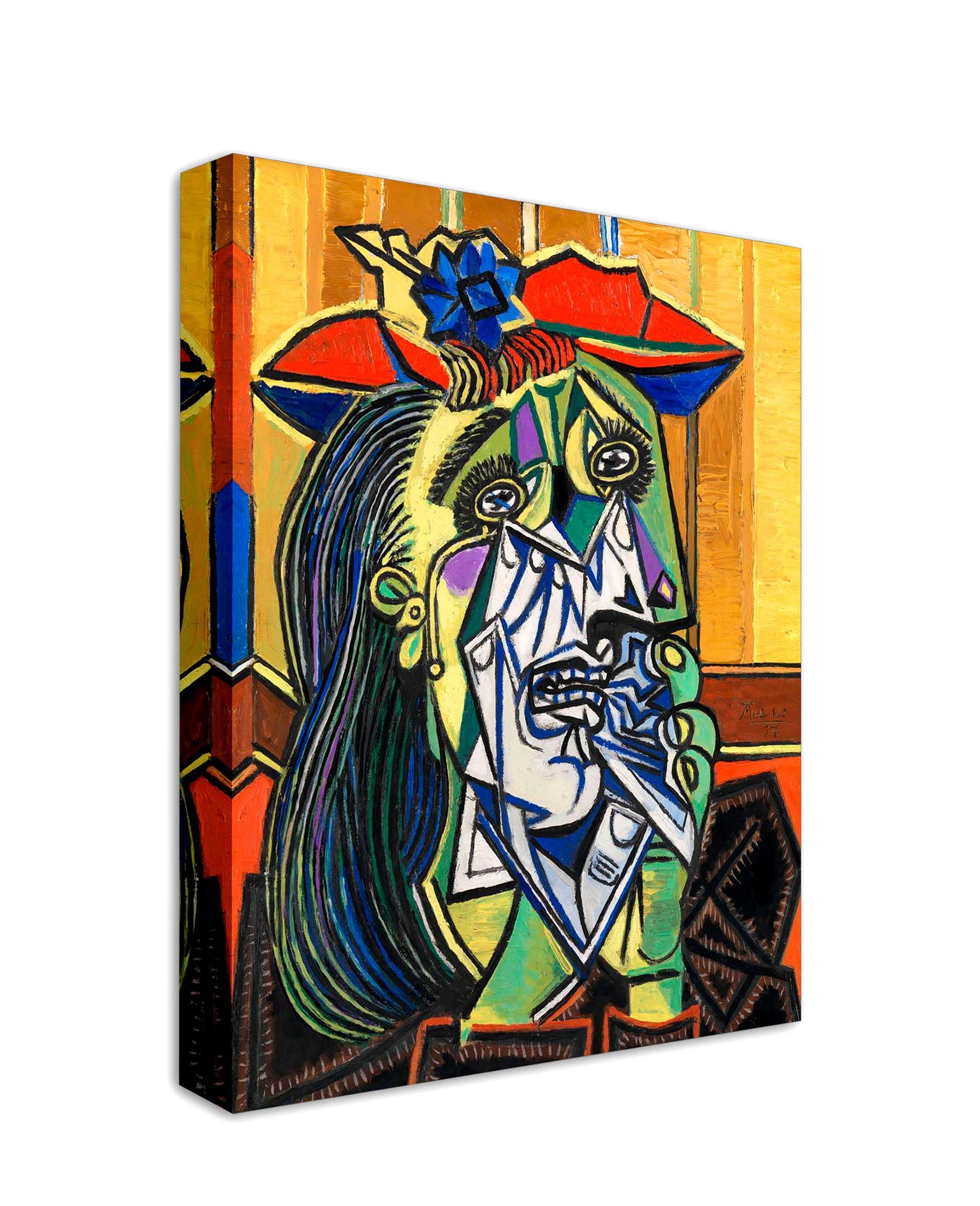 Weeping Woman Canvas Print by Picasso, Modern Abstract Art, Ready to ...