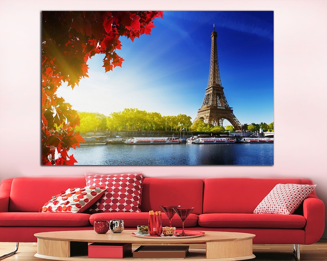 Eiffel Tower, Eiffel Tower Canvas Print, Eiffel Tower Wall Art Home ...