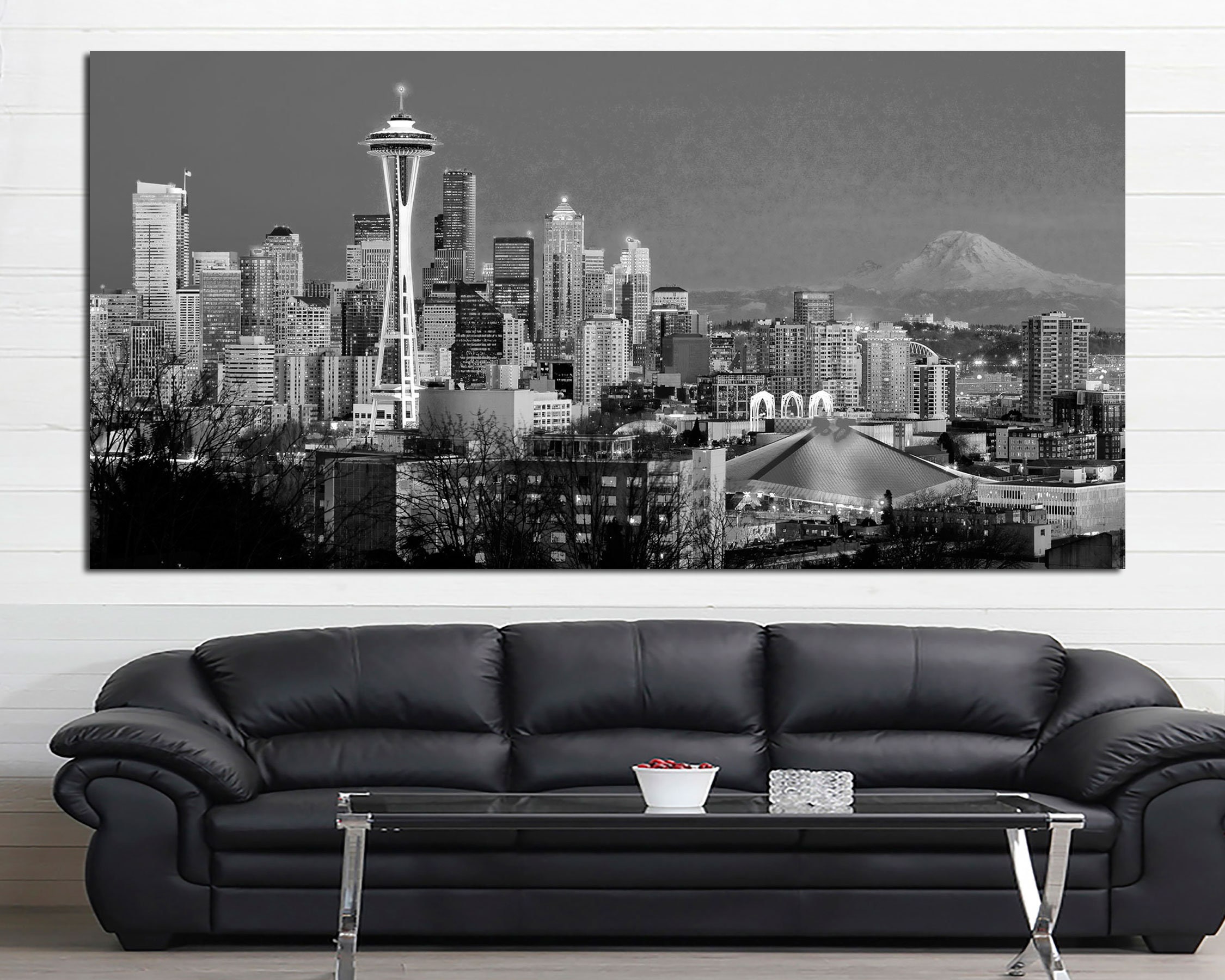 Seattle Washington Skyline Panoramic