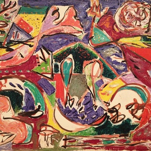 Canvas Art Print Jackson Pollock the Key Canvas Print by Jackson ...