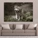 Grey Wolf Canvas Print, Wolf Wall Art, Canvas Print. Wall Art, Black ...