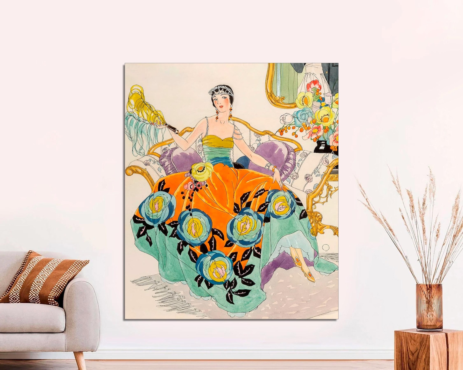 Alberto Vargas Art Deco Canvas Print, Glamorous Woman, Ready to Hang - Etsy