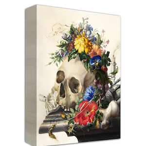Vanitas Still Life Painting by Herman Henstenburgh Printed on Canvas ...