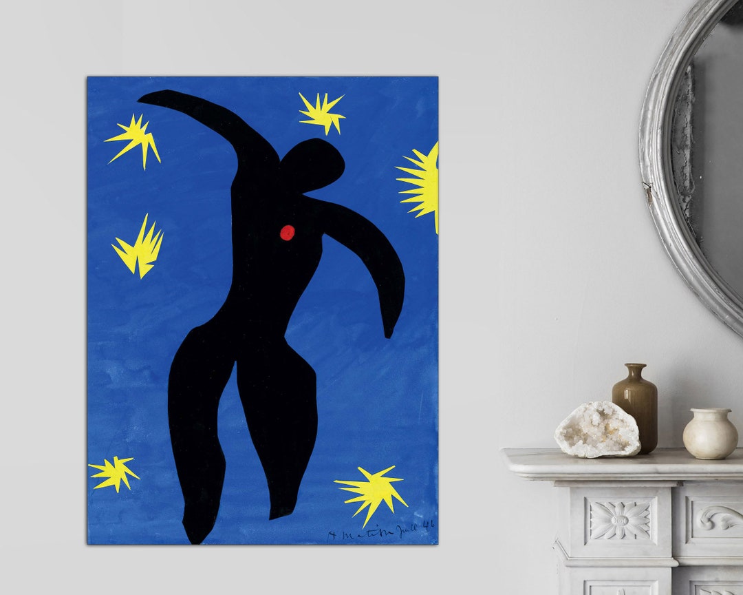 Henri Matisse Icarus Canvas Print – Ready to Hang Wall Art - Etsy