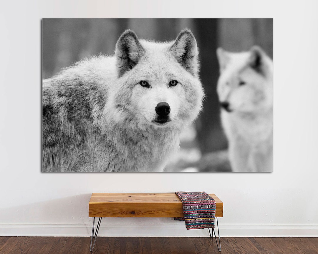 Wolf Canvas Print, Wolf Wall Art, Canvas Print. Wall Art, Nature Wolf ...