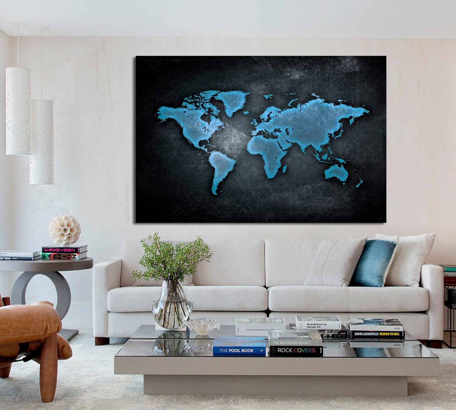 World Map Canvas Print World Map Canvas World Map Large - Etsy