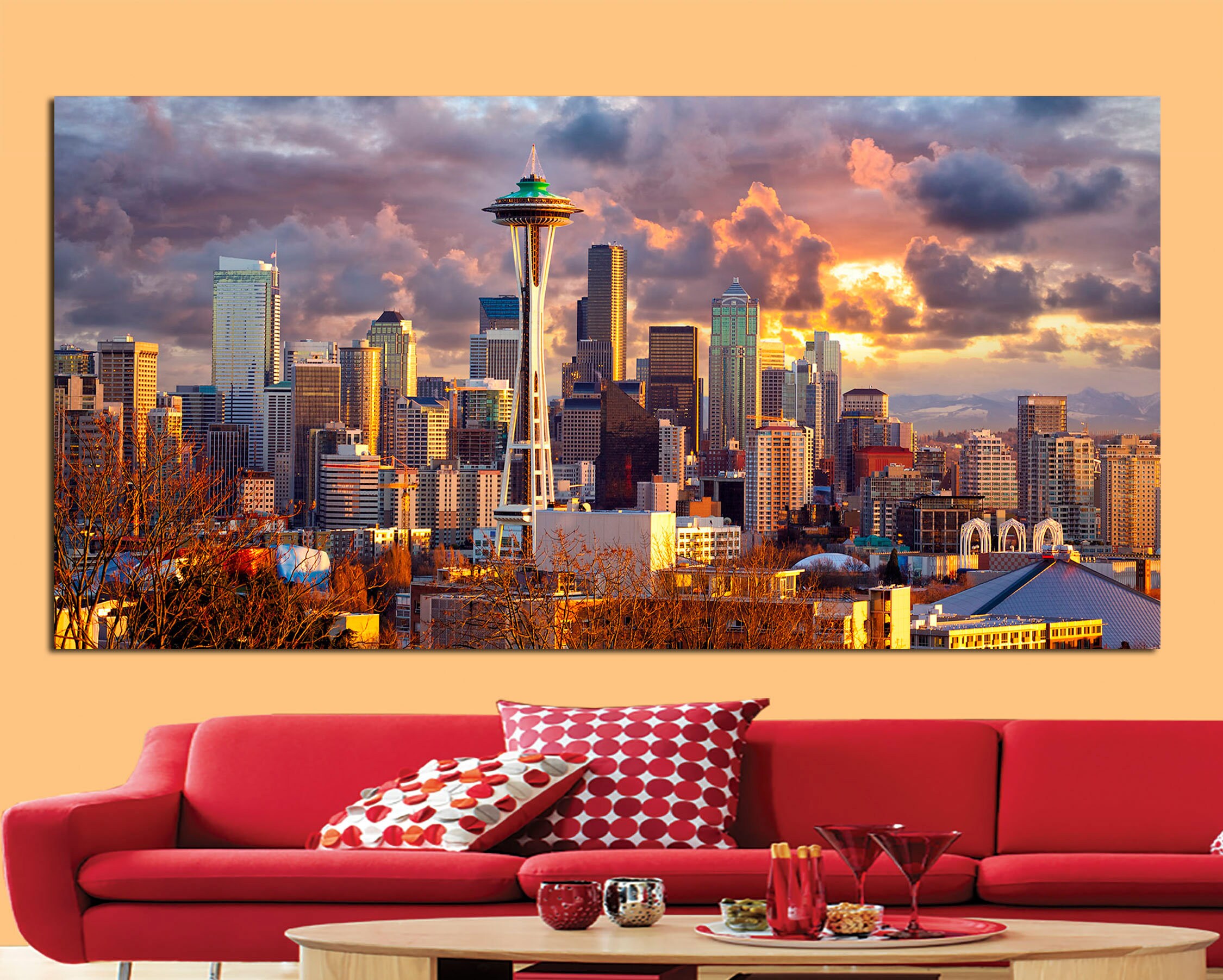 Seattle Skyline Wall Art