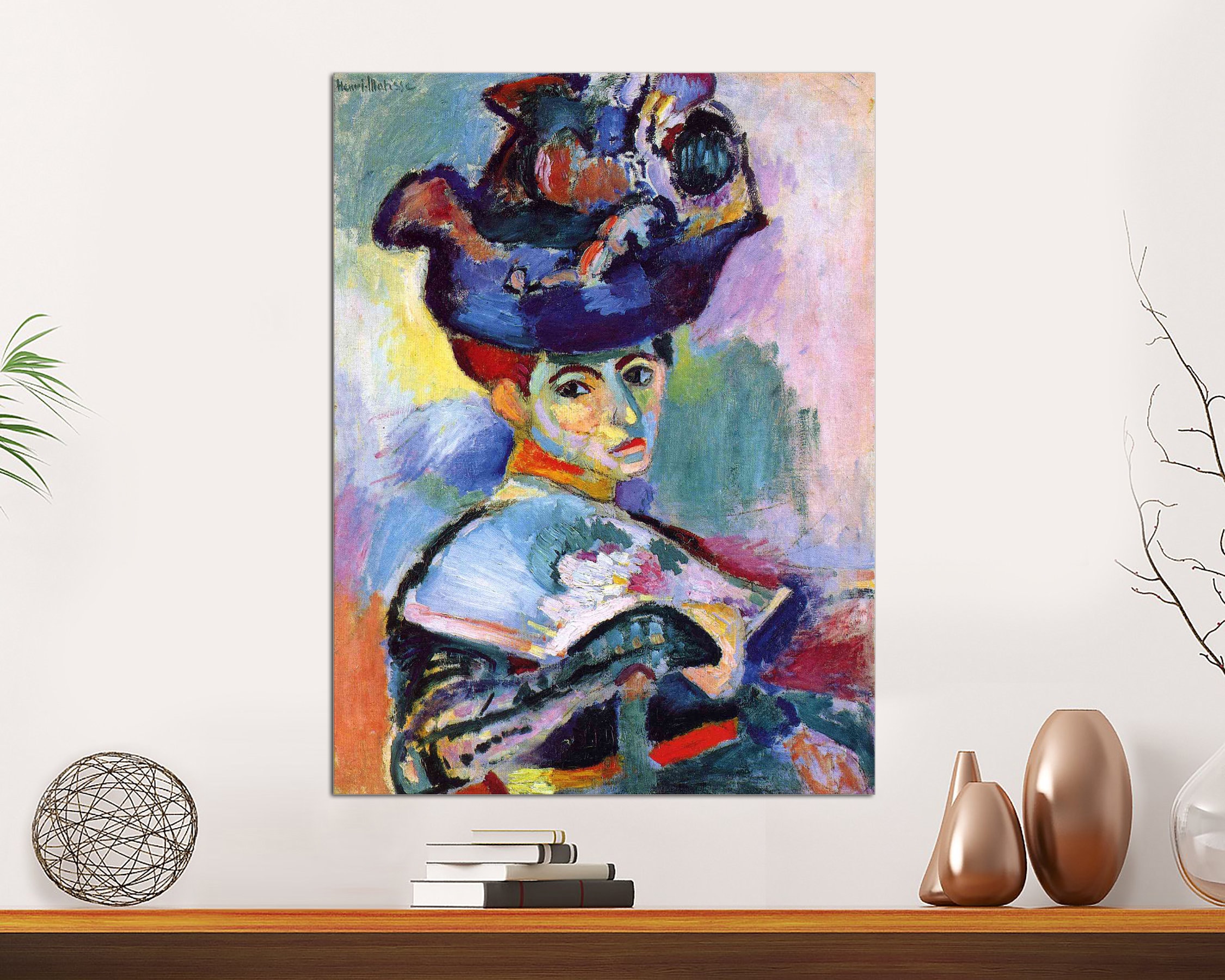 Henri Matisse, the Woman With a Hat, Canvas Art Print, Matisse Canvas ...