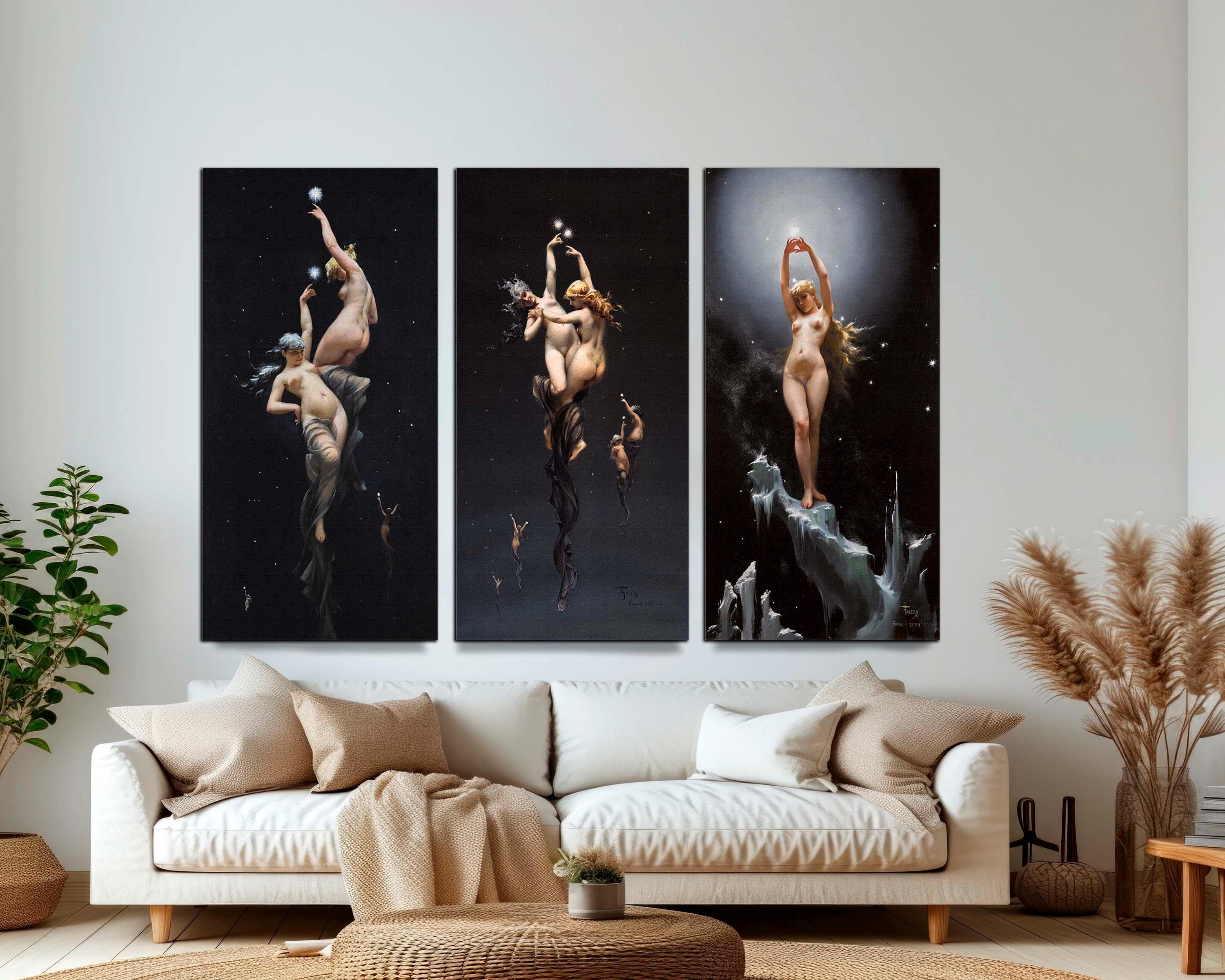 Falero Witches Sabbath Canvas Print Set Classic Nude Art Etsy