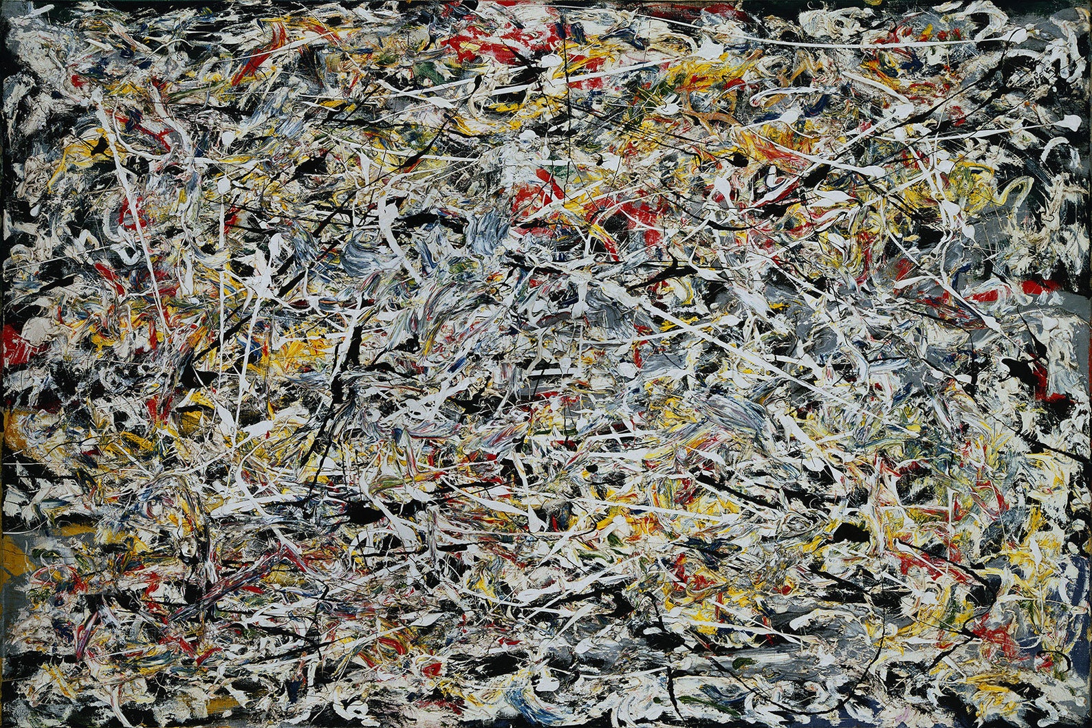 White Light Abstract Expressionism Canvas Print by Jackson - Etsy