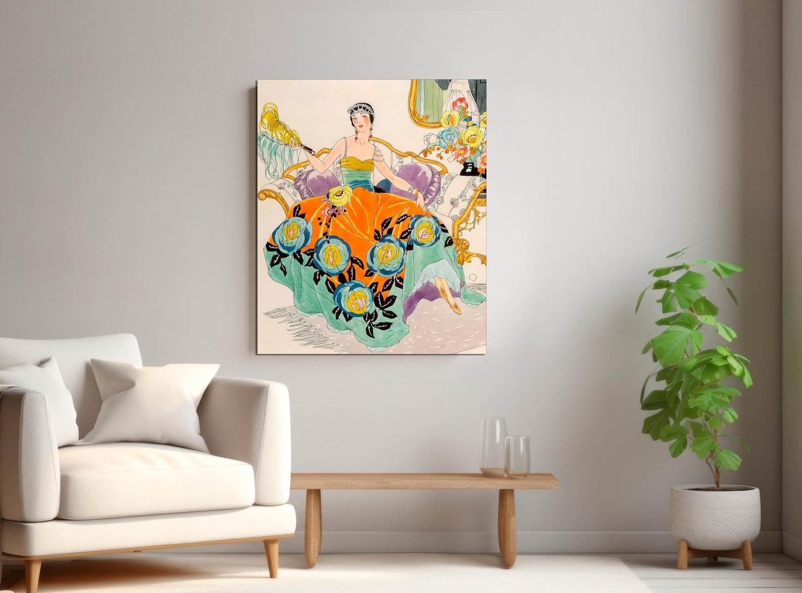 Alberto Vargas Art Deco Canvas Print, Glamorous Woman, Ready to Hang - Etsy