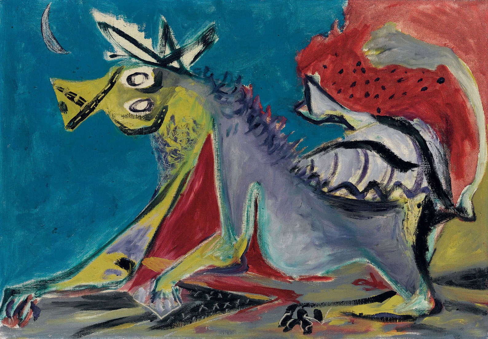 Horse by Jackson Pollock, Canvas Print, Ready to Hang - Etsy