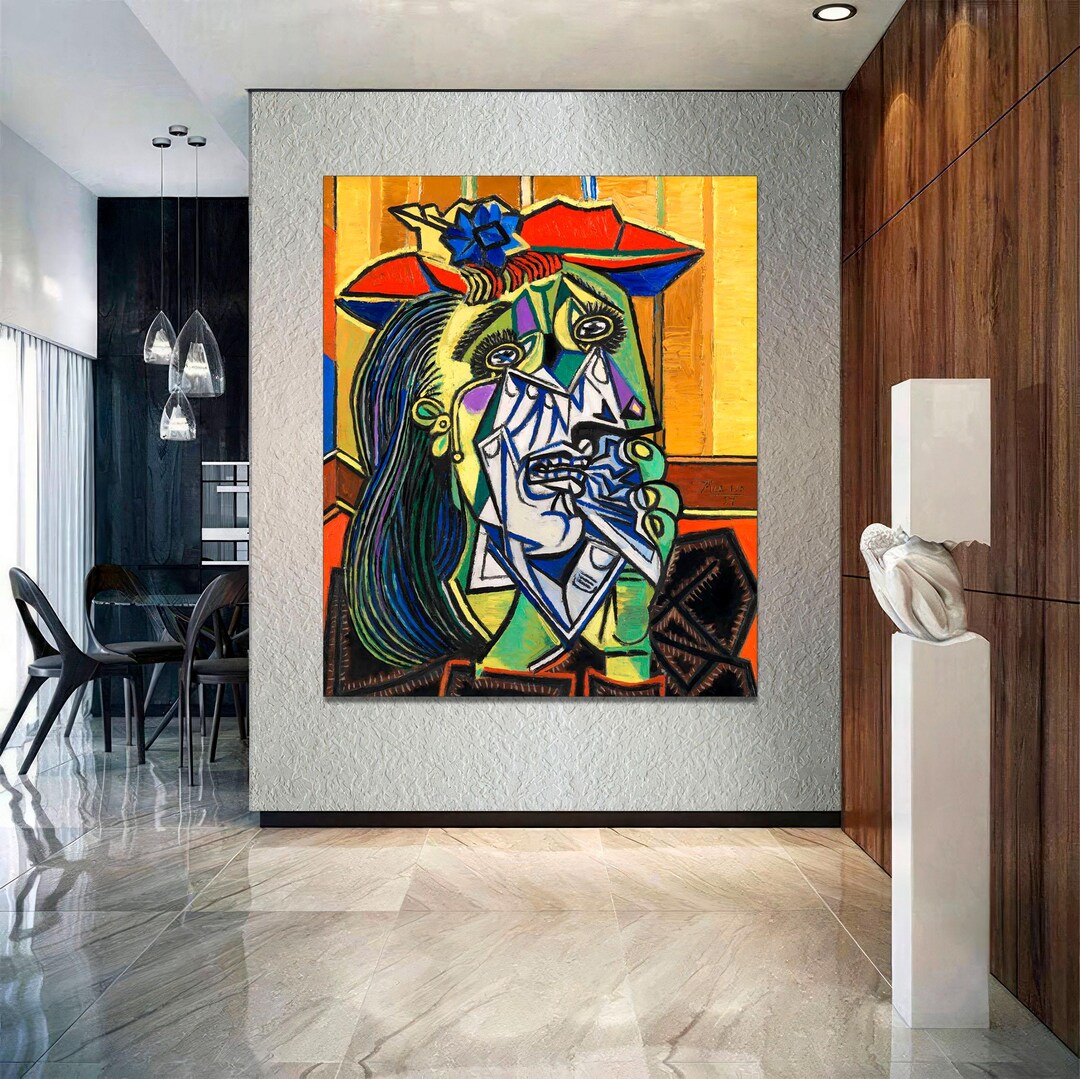 Weeping Woman Canvas Print by Picasso, Modern Abstract Art, Ready to ...