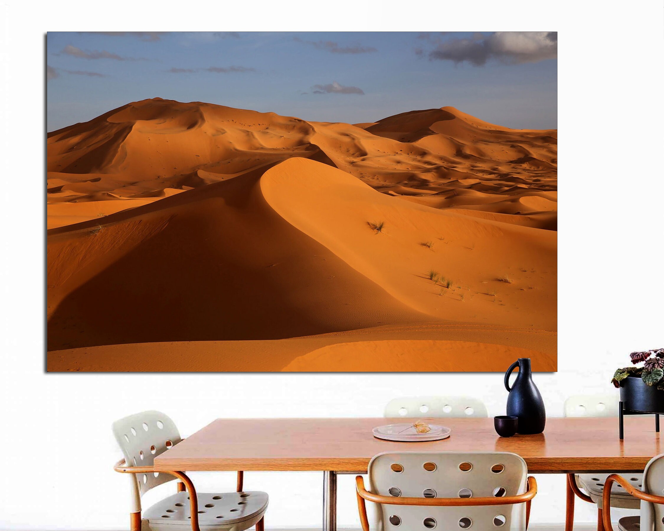 Desert Dune Landscape Canvas Print, Modern Wall Art - Etsy