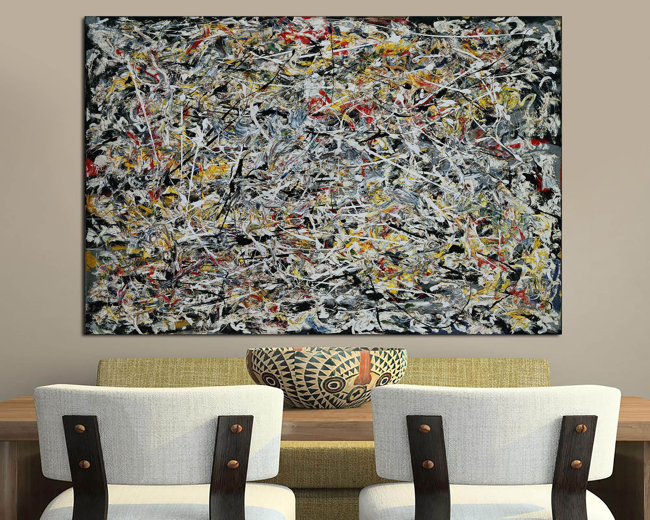 Jackson Pollock White Light