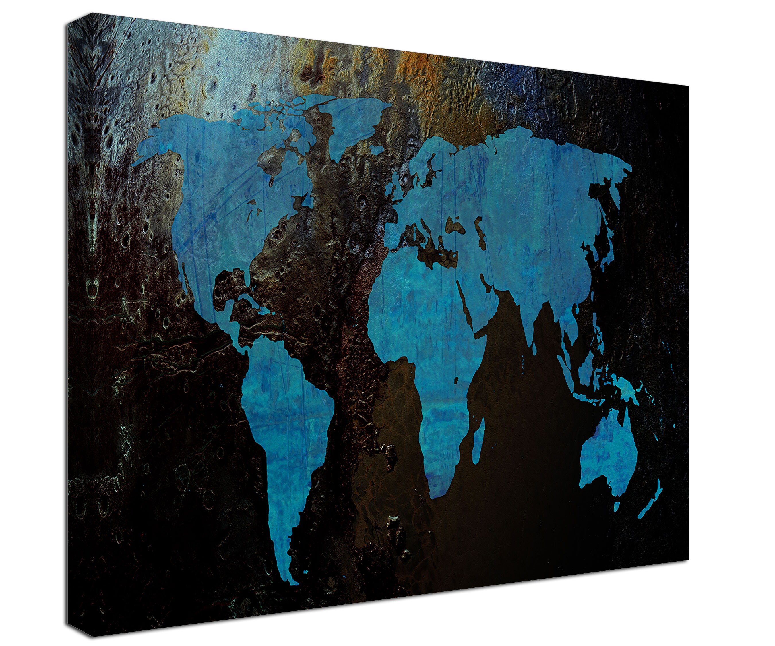 World Map Canvas Print World Map Canvas World Map Large | Etsy