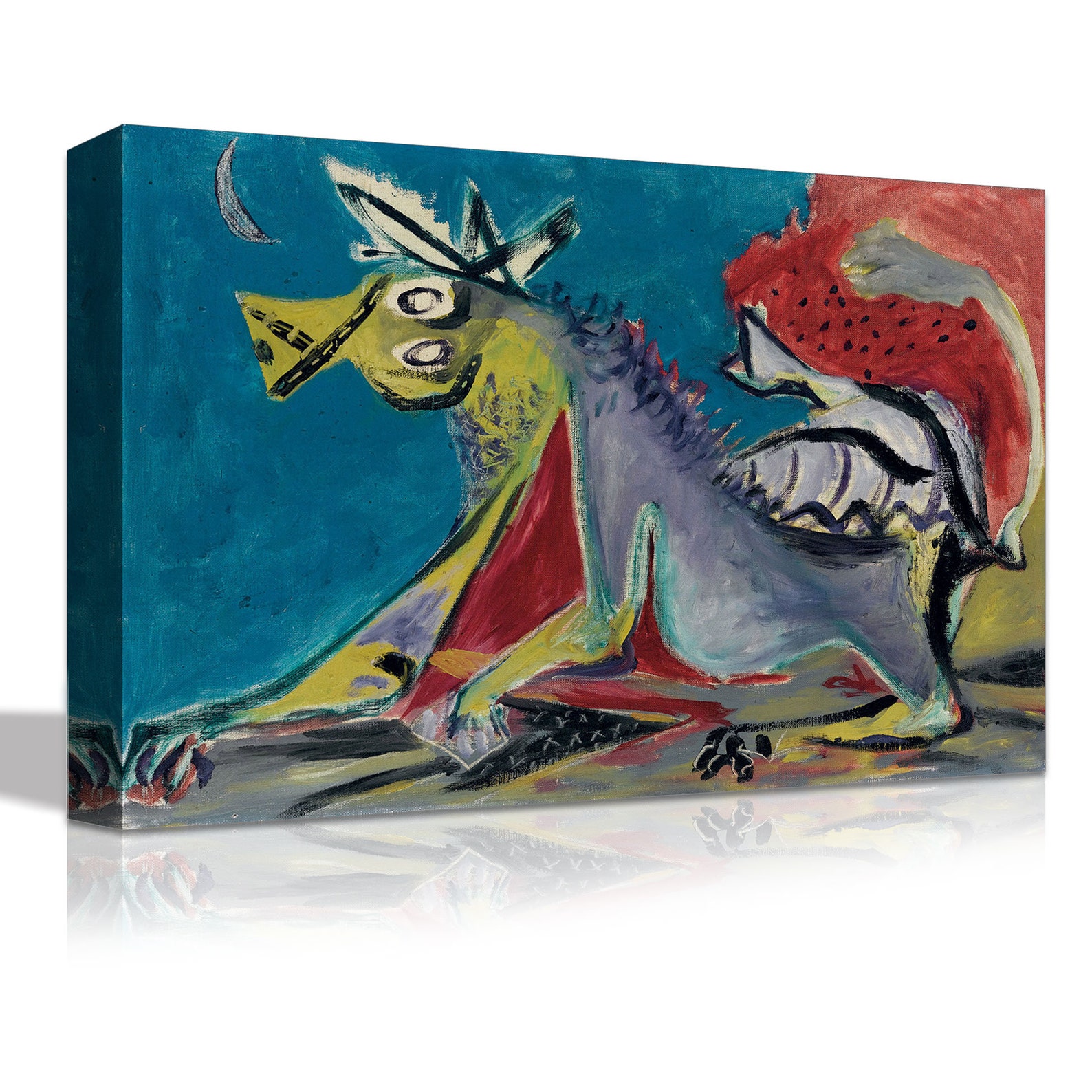 Horse by Jackson Pollock, Canvas Print, Ready to Hang - Etsy