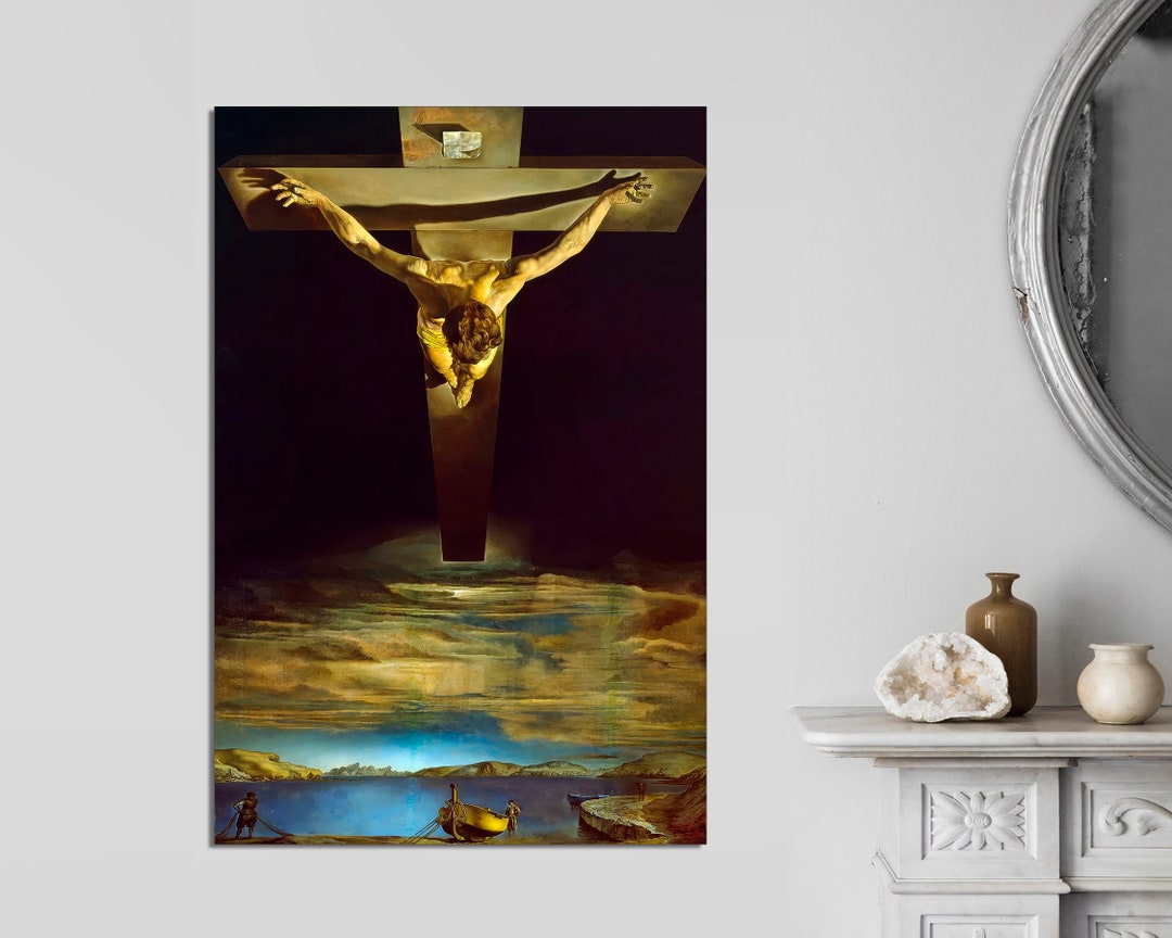 Christ of Saint John of the Cross, Salvador Dali, Canvas Wall Decor ...