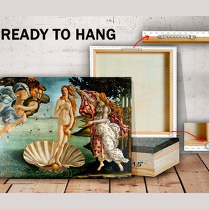 Botticelli Birth of Venus Canvas Print, Ready to Hang - Etsy