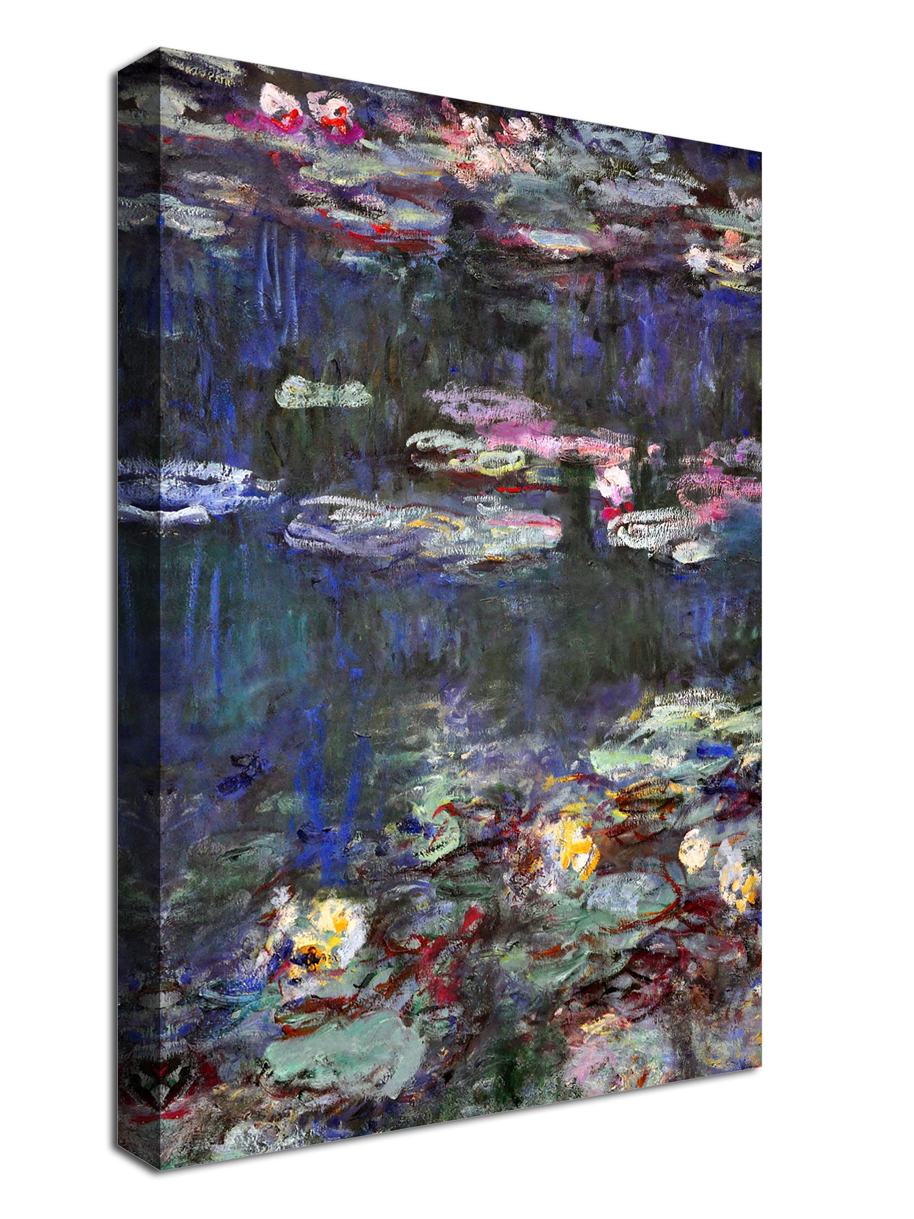 Claude Monet Water Lilies Canvas Print, Impressionism Wall Art - Etsy