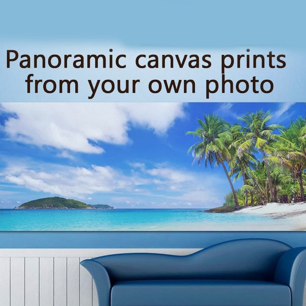 Custom Panoramic Print Canvas - Etsy