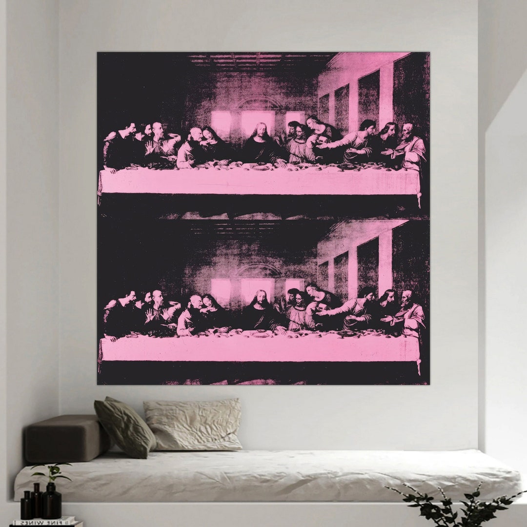 Andy Warhol the Last Supper Canvas Print Pop Art by Andy - Etsy