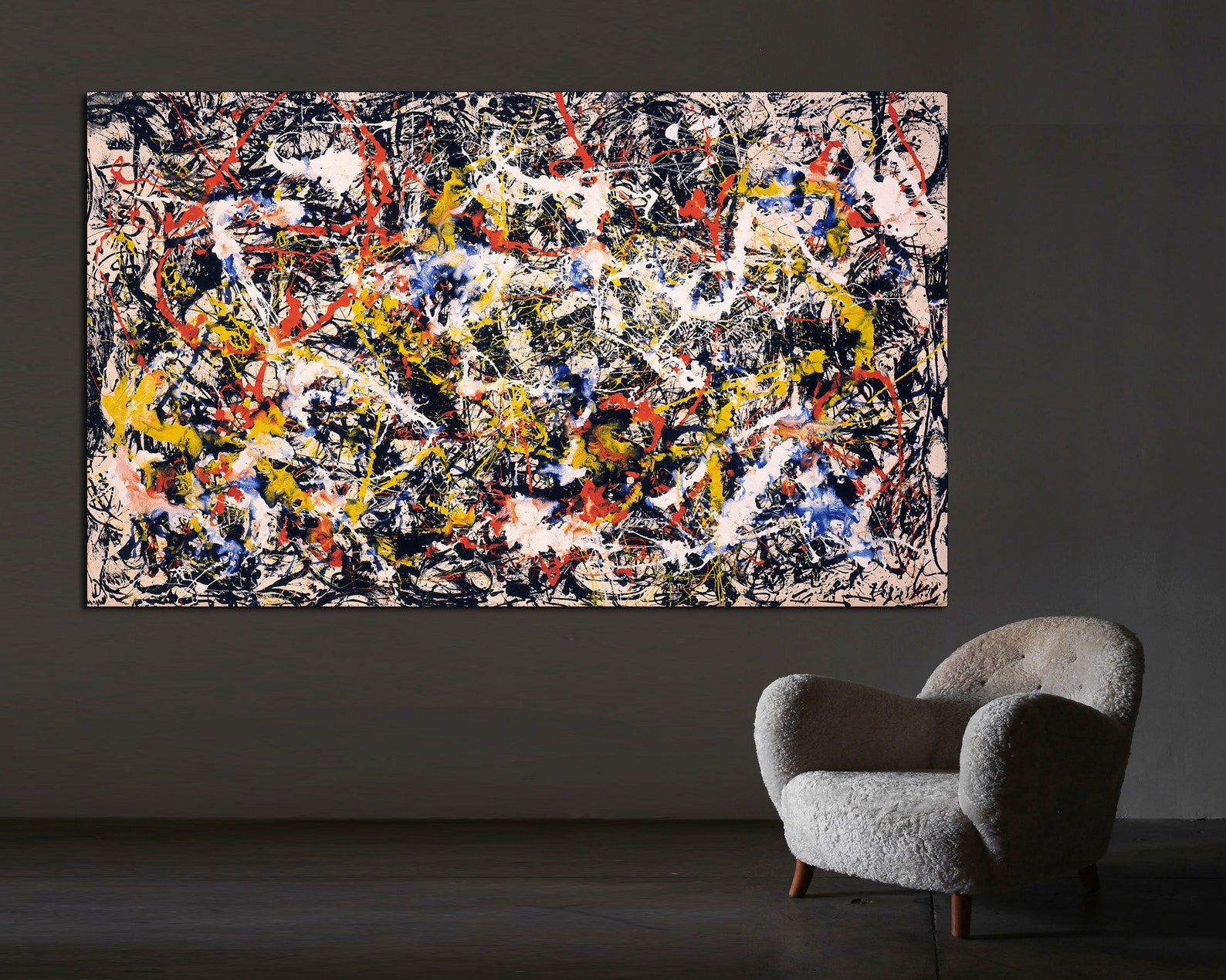 Convergence Abstract Expressionism Canvas Print by Jackson - Etsy