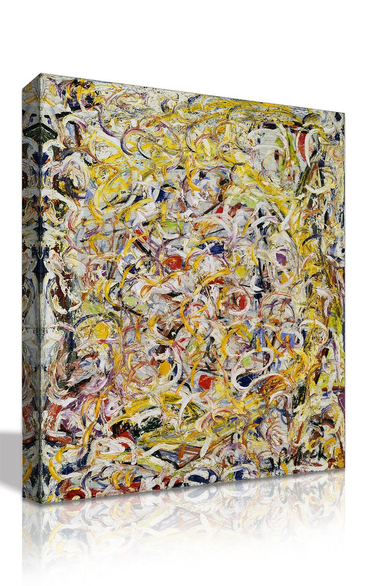 Shimmering Substance Jackson Pollock Canvas Printjackson | Etsy