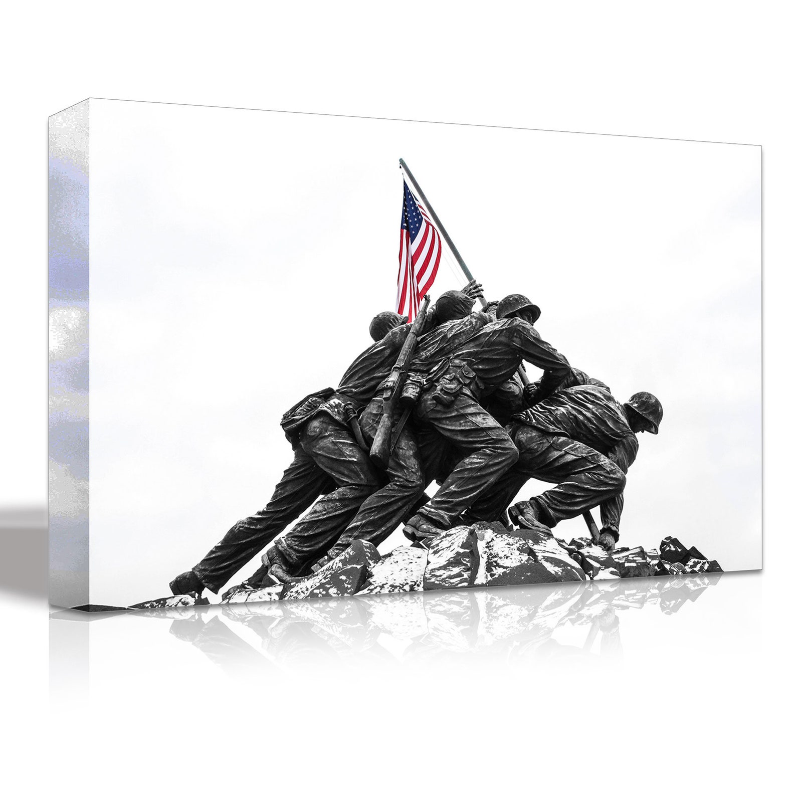 Marine Corps War Memorial Canvas Print, Washington DC Wall Art - Etsy