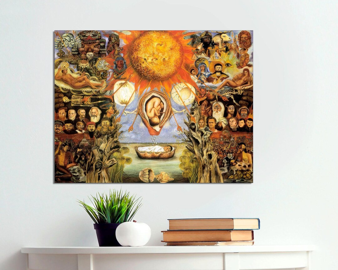 Frida Kahlo Moses Canvas Art Print, Ready to Hang - Etsy