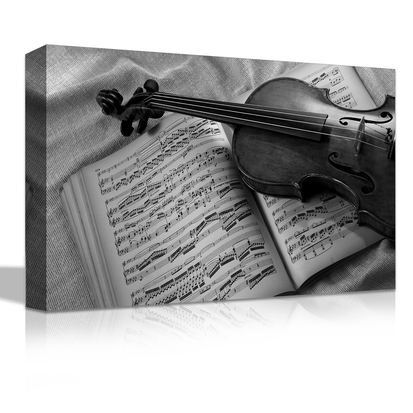 Vintage Music Canvas Print Modern Wall Art Printed on Canvas, Classical ...