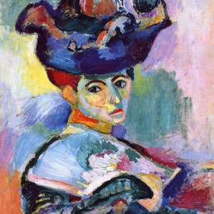 Henri Matisse, the Woman With a Hat, Canvas Art Print, Matisse Canvas ...