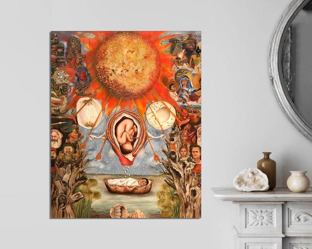 Frida Kahlo 'moses' Canvas Art Print, Ready to Hang - Etsy