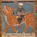 Pir Gazi and Tiger Canvas Art Print, Sufi Mystic Feline, Ready to Hang ...